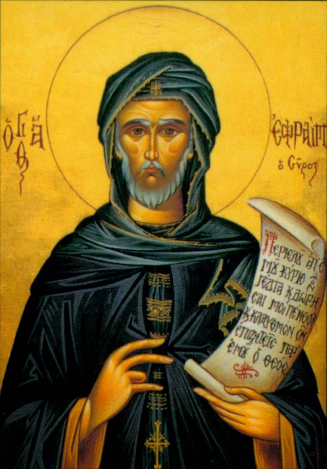 Santo Efrém, Confessor e Doutor da Igreja (Edessa, 306-373), celebrado ...